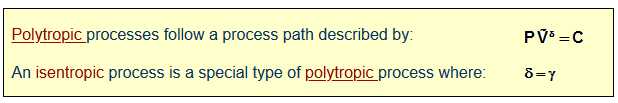Difference between isentropic process and polytropic process ...